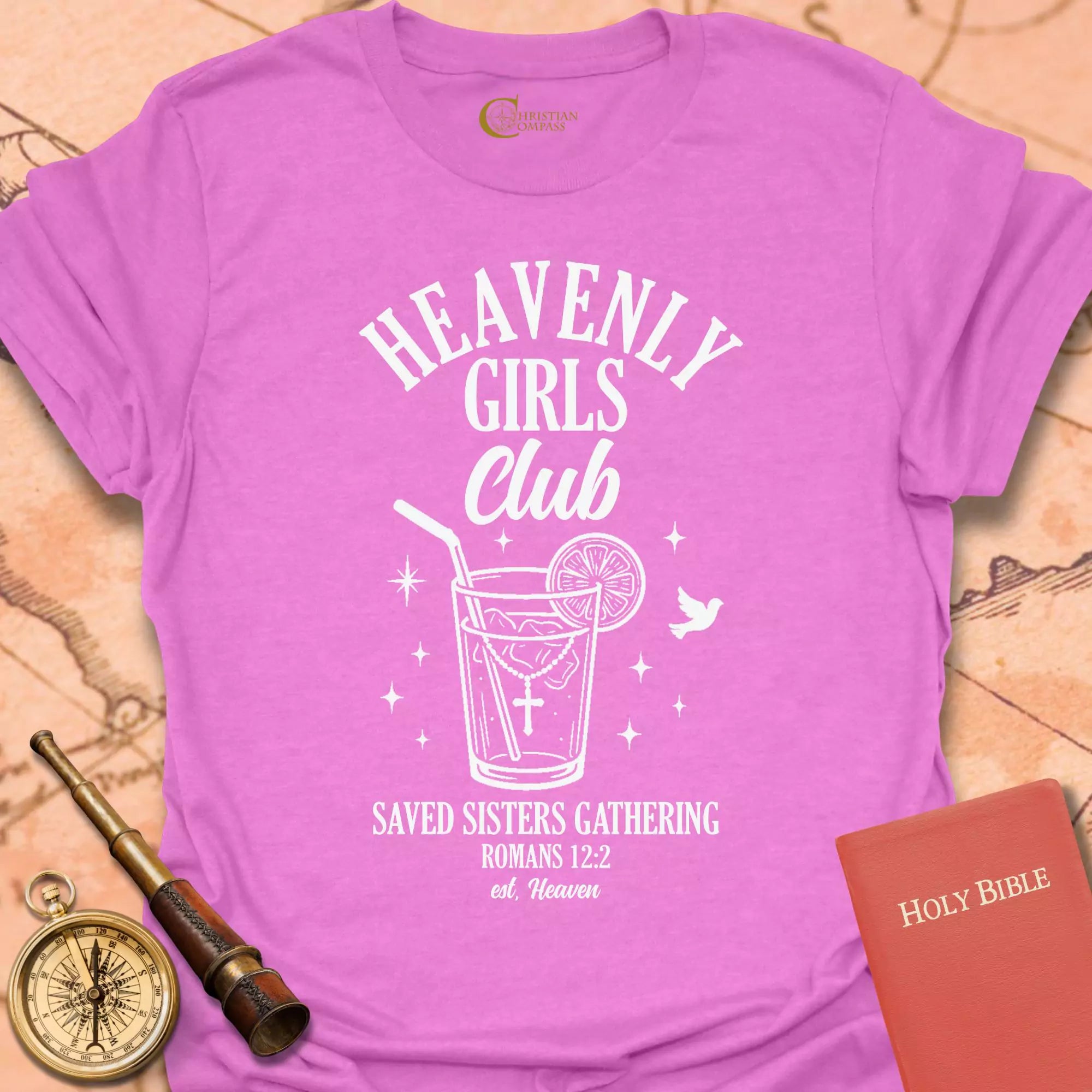 Heavenly Girls Club T-Shirt – Christian Compass